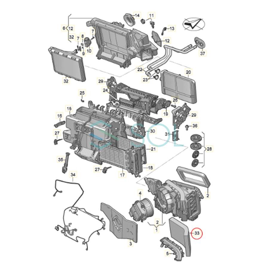 MAHLE ケアメティックス 5層 エアコンフィルター アウディ A4 A5 A6 A8 Q5 B9 F5 F2 D5 FY PM2.5 ...