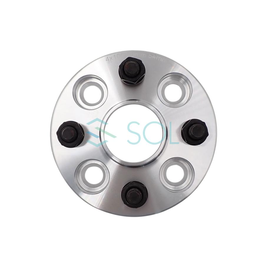 マツダ べリーサ DC5 ロードスター NB系 アルミ鍛造 ワイドトレッドスペーサー ハブ付 20mm PCD100 M12 P1.5 4H 54mm 2枚セット : 自動車パーツの宝箱 ...