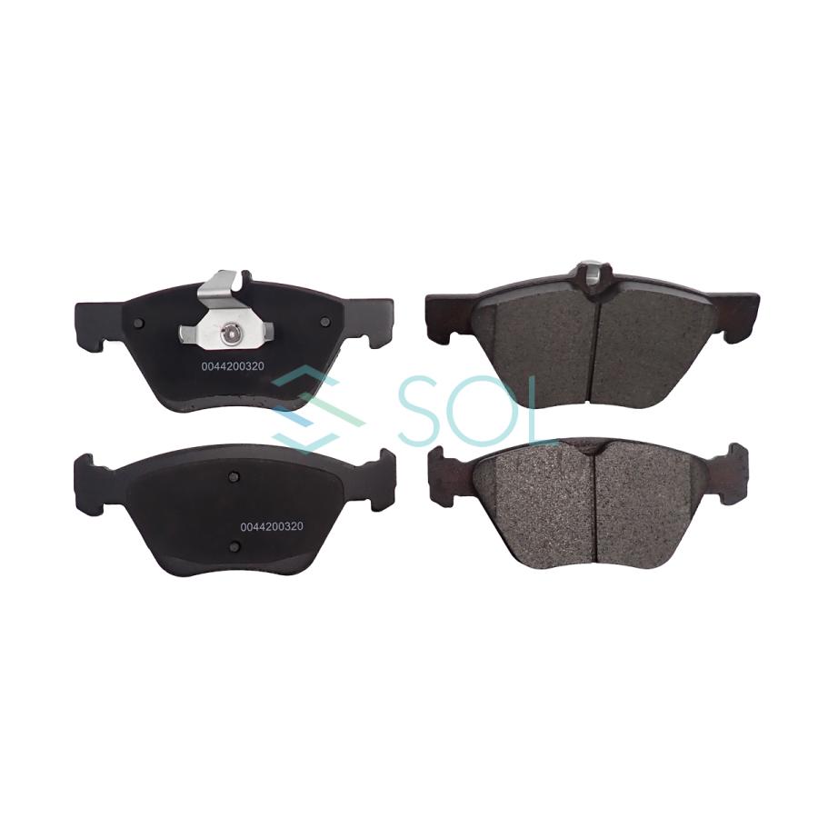 Mercedes-Benz HAPAD フロント ブレーキパッド ベンツ W208 W210 R170 CLK320 E240 E320 E430 SLK320 左右セット ...