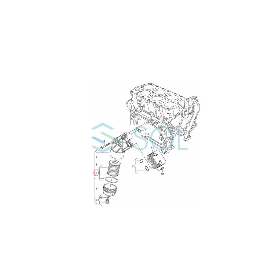 PORSCHE ポルシェ カイエン958(92A) オイルフィルター 95810722210 出荷締切18時 : 自動車パーツの宝箱 SOL ...