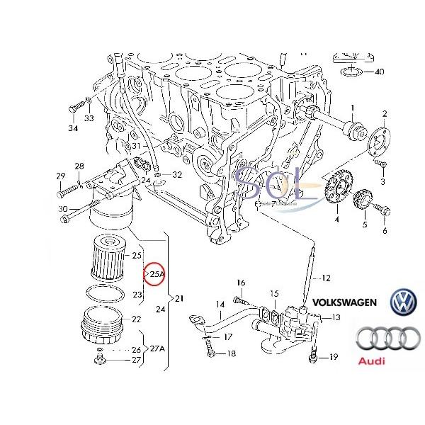 フォルクスワーゲン VW ゴルフ3 ヴェント パサート シャラン トゥアレグ オイルフィルター(オイルエレメント) 021115561B ...