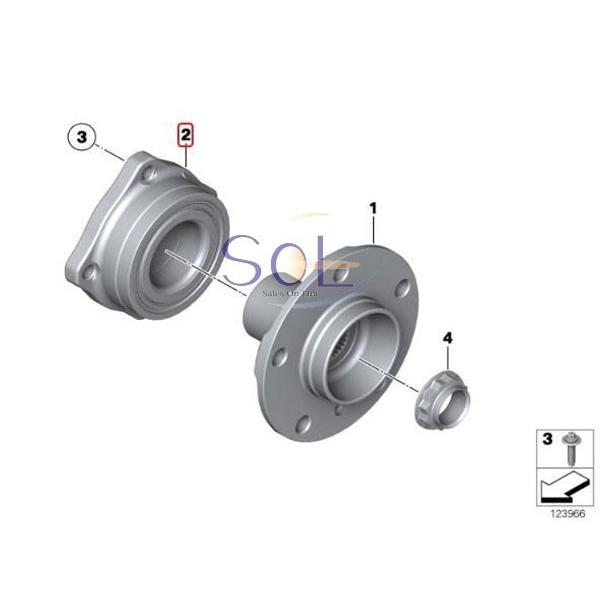 BMW FAG リア ホイールハブベアリング 左右共通 出荷締切18時 E39 E60 525i 528i 530i 540i 545i ...