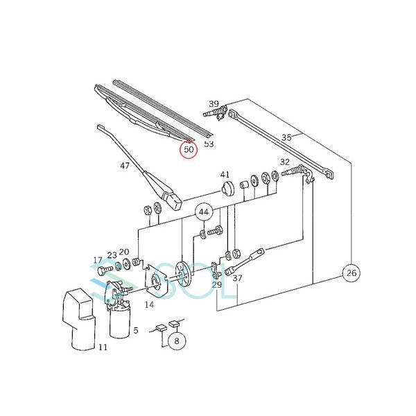 Mercedes-Benz（メルセデス・ベンツ） ベンツ W463 フロント ワイパーブレード 左右セット G320 G350 G400 ...