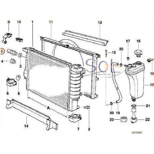 BMW E36 E39 Z3 水温センサー(ダブルテンプスイッチ) 318i 320i 323i 328i M3 528i 2.0 2.2i ...