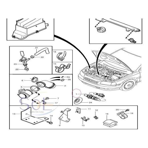 VOLVO ボルボ S60 S80 V70 O2センサー ラムダセンサー 8627600 30735330 30622252 30650090 ...