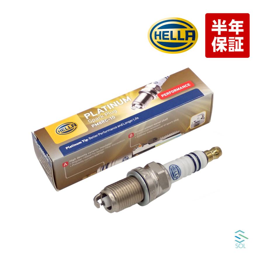 Mercedes-Benz HELLA スパークプラグ 1本 8EH 188 705-071 W168 W169 W202 C200 C220 ...
