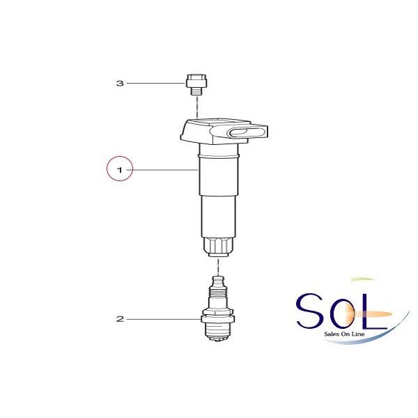 PORSCHE ポルシェ カイエン(9PA) 955 3.2 957 3.6 V6エンジン イグニッションコイル 6本セット ...