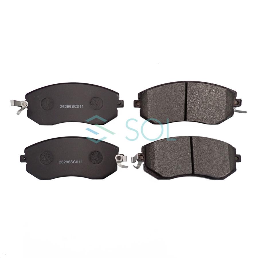 SUBARU HAPAD フロント ブレーキパッド ディスクパッド 左右セット インプレッサ エクシーガ レガシィ フォレスター BRZ 26296SC010 26296SC011 : 自動車 ...