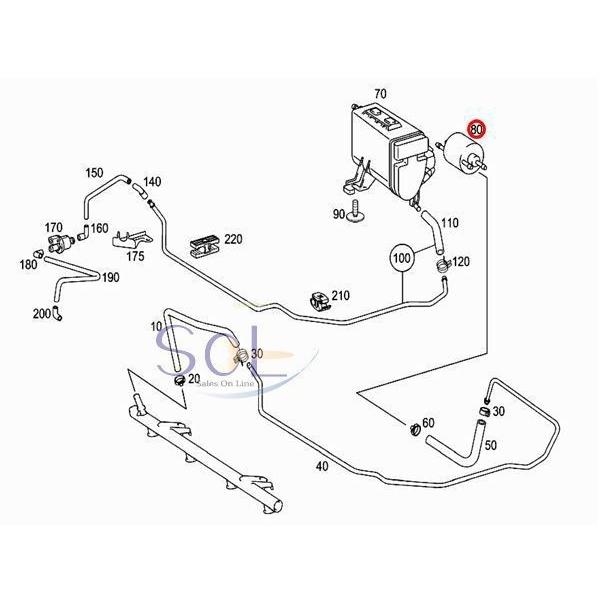 Mercedes-Benz 【特価品】ベンツ W168 W639 フューエルフィルター フューエルストレイナー 燃料フィルター A160 ...