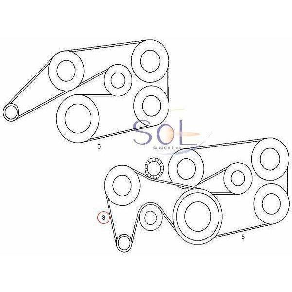 Mercedes-Benz（メルセデス・ベンツ） ベンツ W202 W208 R170 ファンベルト Vベルト 6PK1325 C200 ...