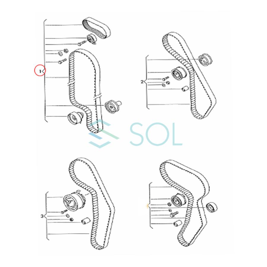 フォルクスワーゲン VW ゴルフ4 ゴルフ5 ゴルフプラス ポロ タイミングベルトキット 5点セット INA製 036198119C 出荷締切 ...