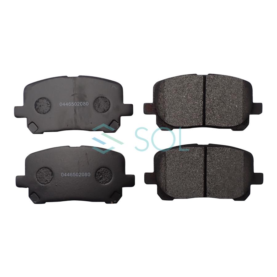 トヨタ HAPAD フロント ブレーキパッド ノア ヴォクシー ヴォルツ 左右セット AZR60G AZR65G ZZE136 ZZE137 ZZE138 04465-02080 : エスオー ...