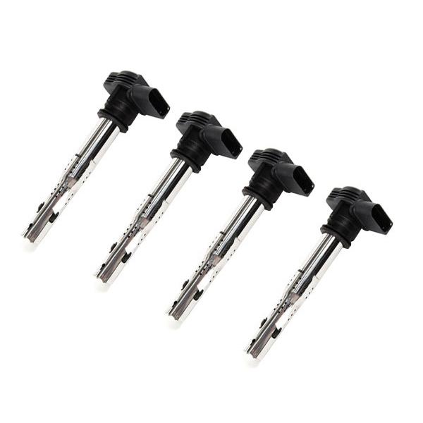 Audi アウディ A8(4H_) TT(8J3 8J9) Q3(8U) Q5(8R) イグニッションコイル 4本セット 06H905115 ...