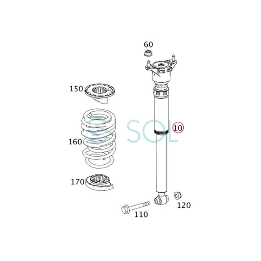 Mercedes-Benz ベンツ W176 W246 C117 X117 リア ショックアブソーバー 左右セット A180 A250 ...