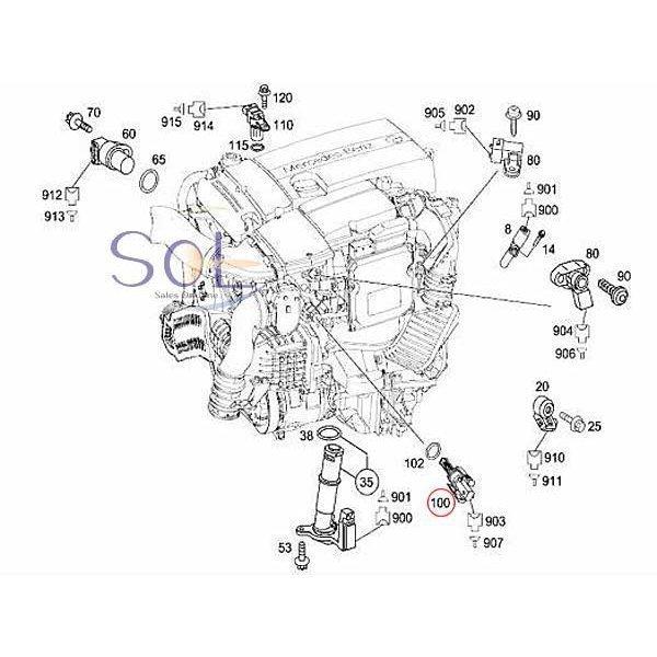 Mercedes-Benz ベンツ W169 W202 W203 W204 吸気温度センサー A170 A180 A200 C180 C200 ...