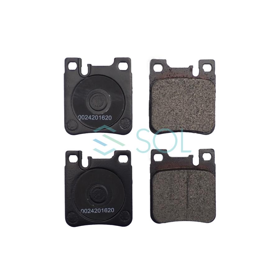 Mercedes-Benz HAPAD ベンツ W208 W210 W140 R129 リア ブレーキパッド ブレーキパット CLK320 E230 E240 E320 E430 E55 ...
