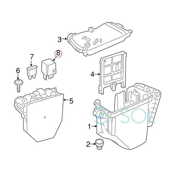 ベンツ W221 W216 R231 R171 W463 X164 X166 X204 W638 マルチリレー 0025428719 ...