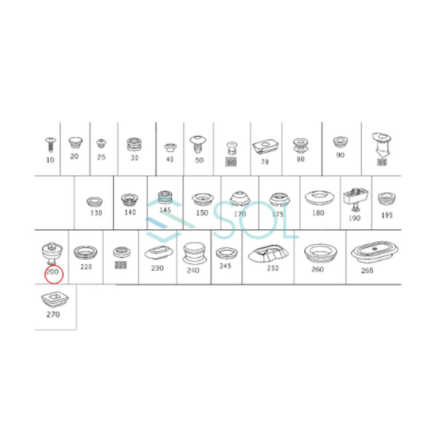 ベンツ W210 W140 W220 ジャッキアップポイント E240 E320 E430 E55 S280 S320 S350 S430 ...