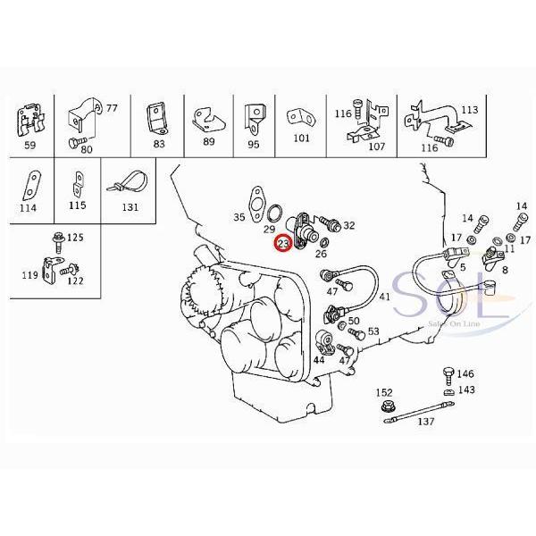 Mercedes-Benz ベンツ W202 W210 W140 R170 カムシャフトセンサー C200 C230 C280 E230 ...