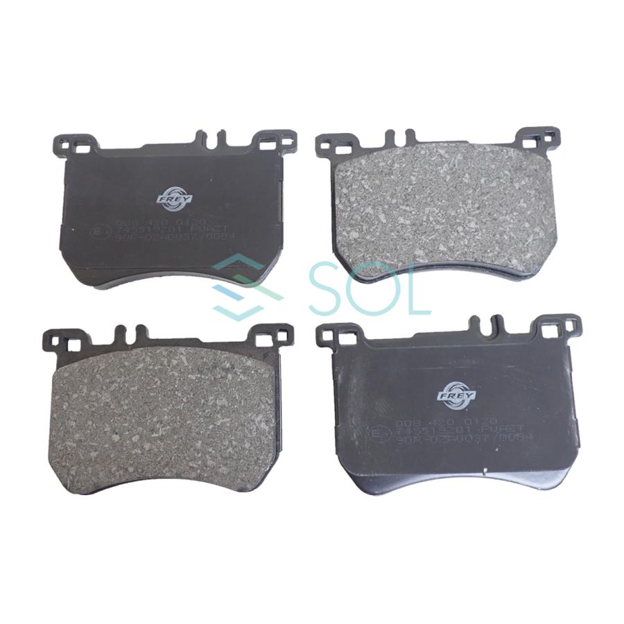 ベンツ W222 R231 フロント ブレーキパッド 左右セット S400 SL350 SL400 0084200120 0074203220 ...