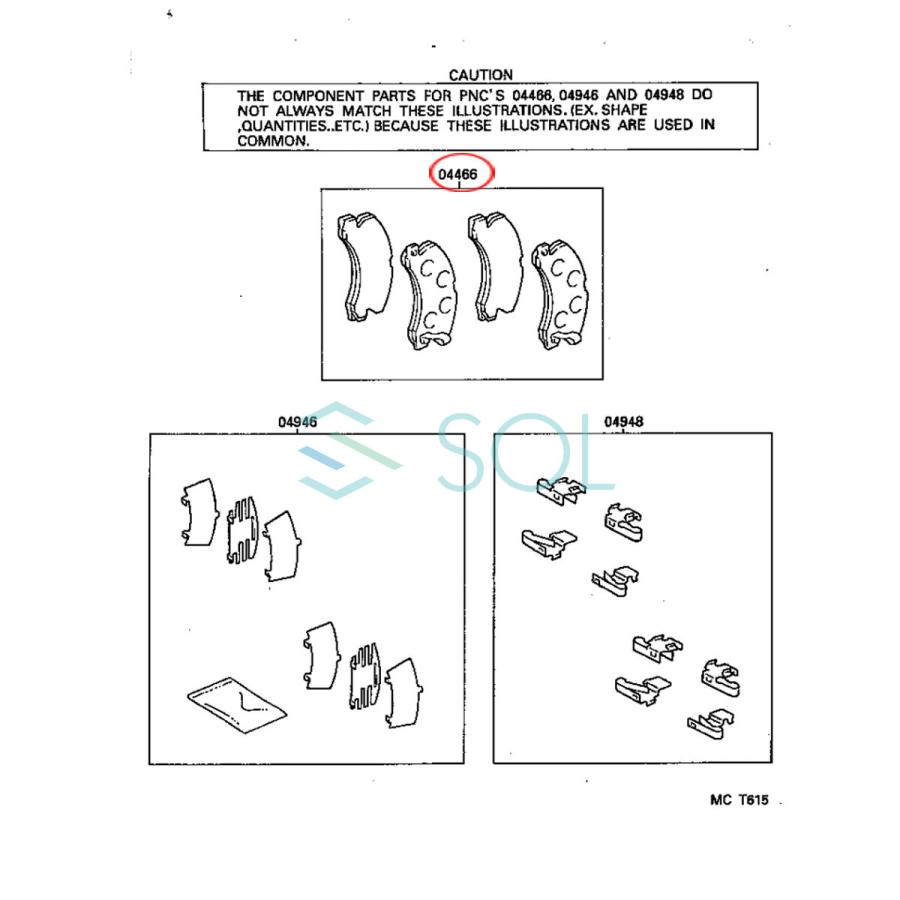 トヨタ HAPAD マーク2 JZX81 リア ブレーキパッド ディスクパッド 左右セット 04466-22030 04466-22090 18時まで即日出荷 : 自動車パーツの宝箱 エスオー ...