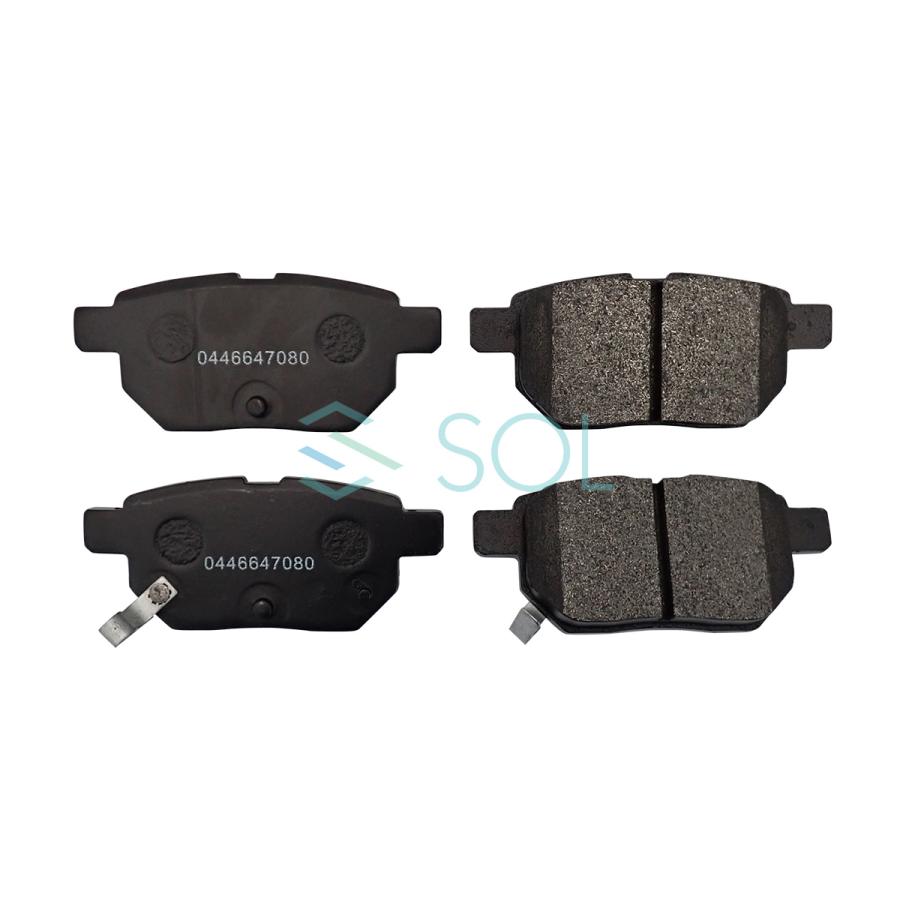 トヨタ HAPAD オーリス NZE154H リア ブレーキパッド ディスクパッド 左右セット 04466-47080 04466-12130 ...