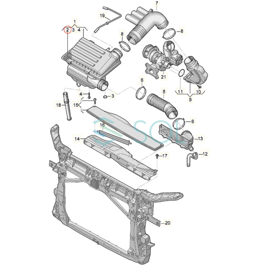 VW ゴルフ6(5K1 517) ゴルフ7(5G1 BQ1 BE1 BE2 BA5 BV5) ビートル(5C1 5C2) ポロ(6R1 6C1) シャラン(7N1 7N2) エアフィルター ...