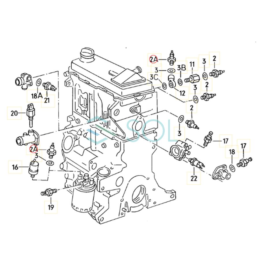 Audi アウディ A4 B5 B6(8D2 8D5 8E2 8E5 8H7) A6 C4(4A2 4A5) A8 D2(4D2 4D8) オイルプレッシャースイッチ 056919081E ...