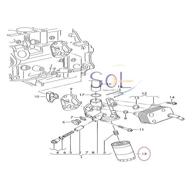 VW パサート ポロ シャラン トゥーラン オイルフィルター(オイルエレメント) 06A115561B 1JM115561BZ ...