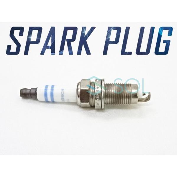 アウディ A3(8P1 8PA) A4(8E2 8E5 B6) ダブルプラチナ スパークプラグ BOSCH FR7HPP332W ...