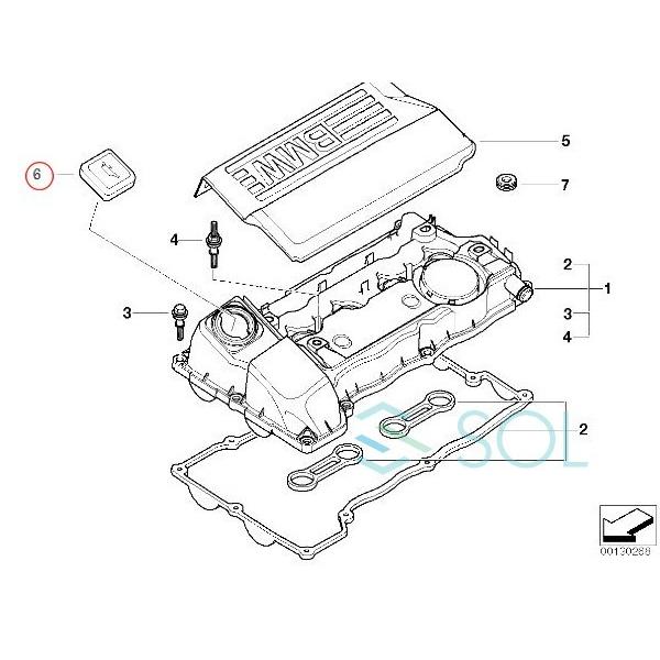 BMW E65 E66 F01 F02 G11 G12 エンジンオイルフィラーキャップ 735i 740i 745i 750i 745Li ...