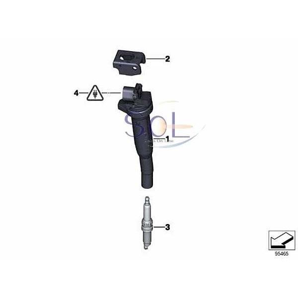 BMW E46 E90 E91 E92 E93 イグニッションコイル HELLA製 318i 320i 323i 325i 335i ...