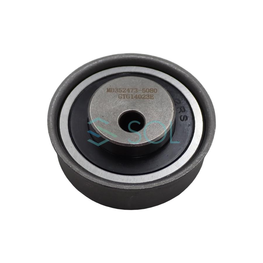 三菱 エアトレック(CU2W) タイミングベルトx2 プーリーx3 オートテンショナー ウォーターポンプ 7点セット MD327394 ...