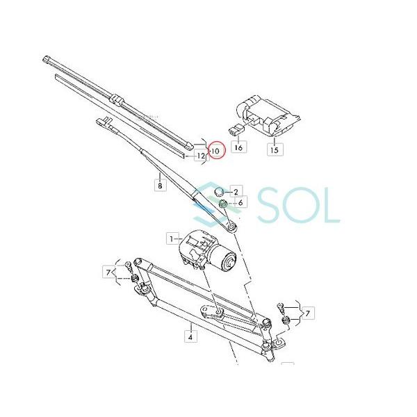フォルクスワーゲン VW ゴルフ5(1K1 1K5) ゴルフ6(5K1 AJ5) パサート(3C2 362) CC (357) フロント ...