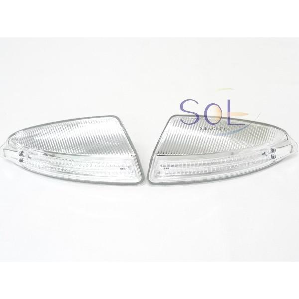 Mercedes-Benz ベンツ W204 前期 W639 後期 ドアミラーウインカーレンズ 左右セット C180 C200 C250 ...