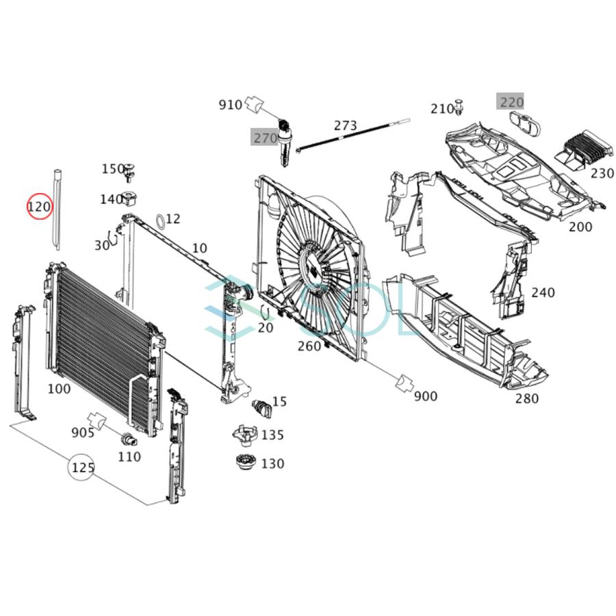 Mercedes-Benz ベンツ W204 R231 エアコン リキッドタンク レシーバータンク ドライヤー C180 C200 C250 ...
