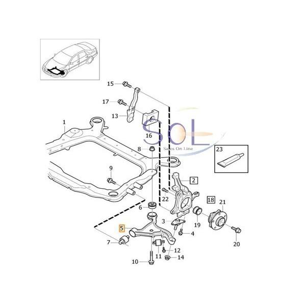 ボルボ（VOLVO） S60 V70II フロント コントロールアーム ロアアーム 左右セット 30635229 36012457 ...