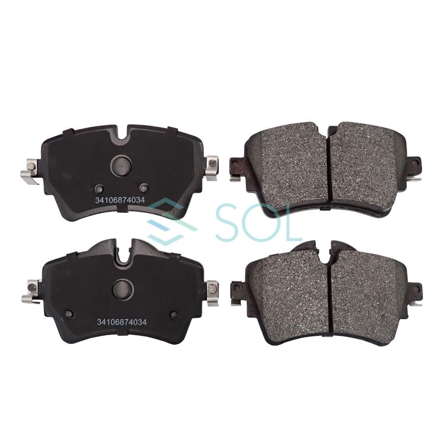 BMW HAPAD F45 フロント ブレーキパッド 左右セット 218i 218d 218dX 34106874034 ...