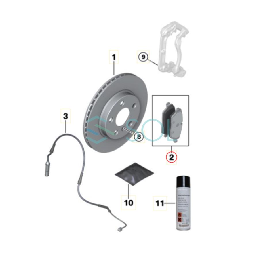 BMW 2シリーズ F45 218i 218d 218dX フロント ブレーキパッド ディスクパッド 左右セット 18時まで即日発送 ...