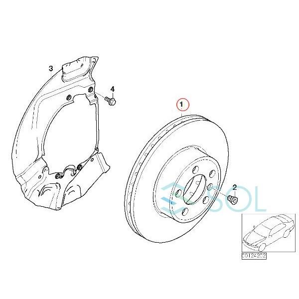 BMW E60 E61 フロント ブレーキローター ディスクローター ブレーキディスク 左右セット 525i 34116764021 ...