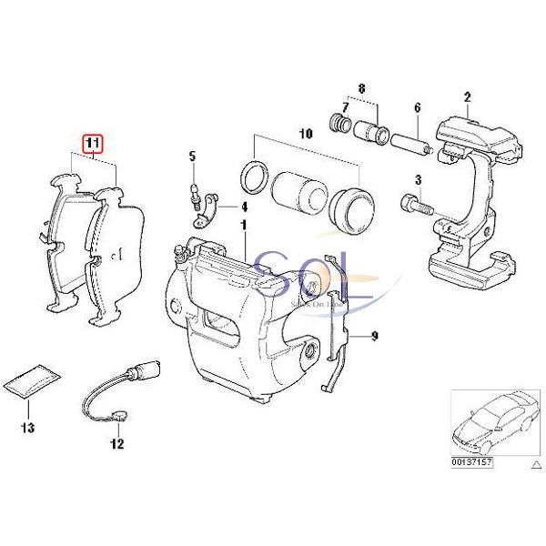 BMW HAPAD リア ブレーキパッド ディスクパッド 左右セット BMW E90 E91 E92 E93 E84 X1 320i 323i ...