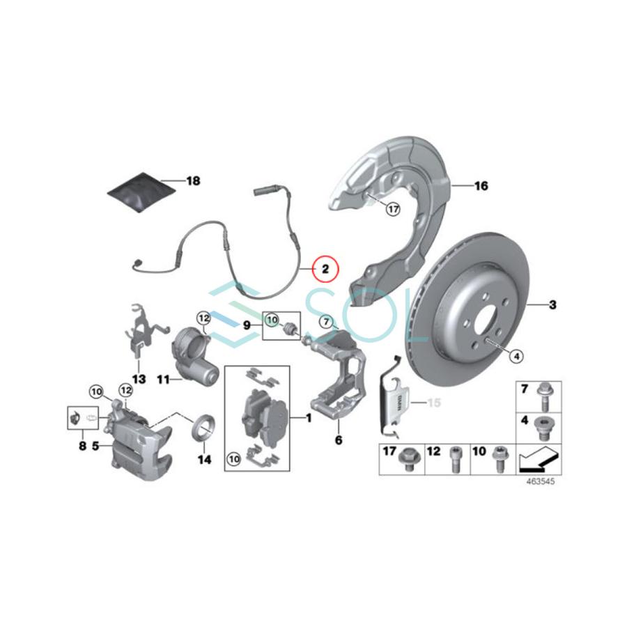 BMW G05 X5 フロント リア ブレーキパッドセンサー 前後セット 45eX 34356870353 34356870352 出荷締切18時 : 自動車パーツの宝箱 エスオーエル 5号店 ...