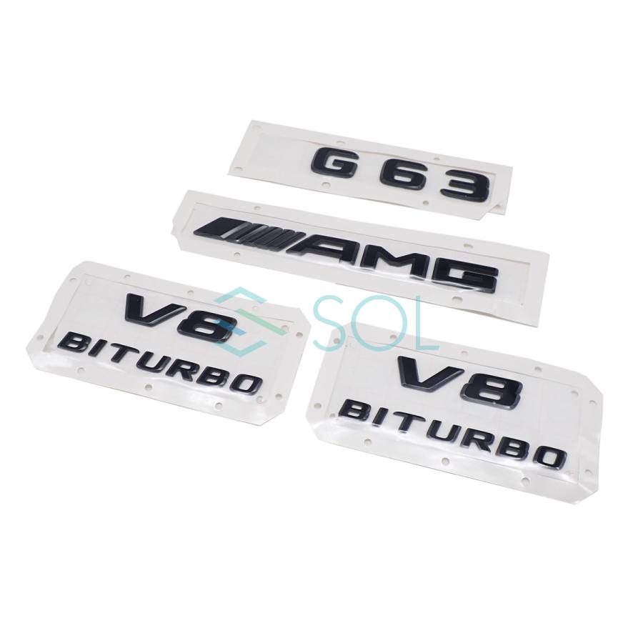 Mercedes-Benz（メルセデス・ベンツ） ベンツ W463A AMGナイトパッケージ 純正 V8BITURBO サイドエンブレム ...