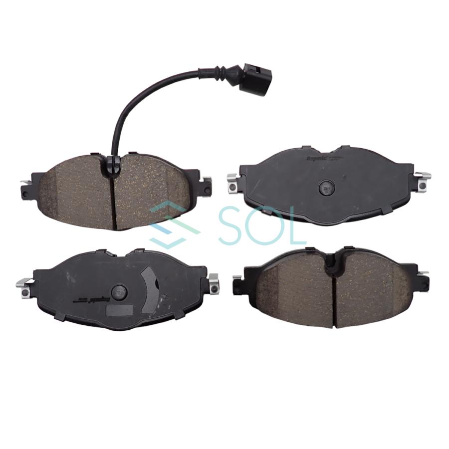 フォルクスワーゲン VW アルテオン(3H7 3H8) ゴルフ7(BA5 BV5) ゴルフトゥーラン(5T1) ポロ6(AW1 BZ1 AE1) フロント ブレーキパッド 左右セット ...