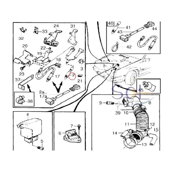 ボルボ S60 S80 V70 S70 C70 O2センサー ラムダセンサー AFセンサー 9125583 9202309 9497252 ...