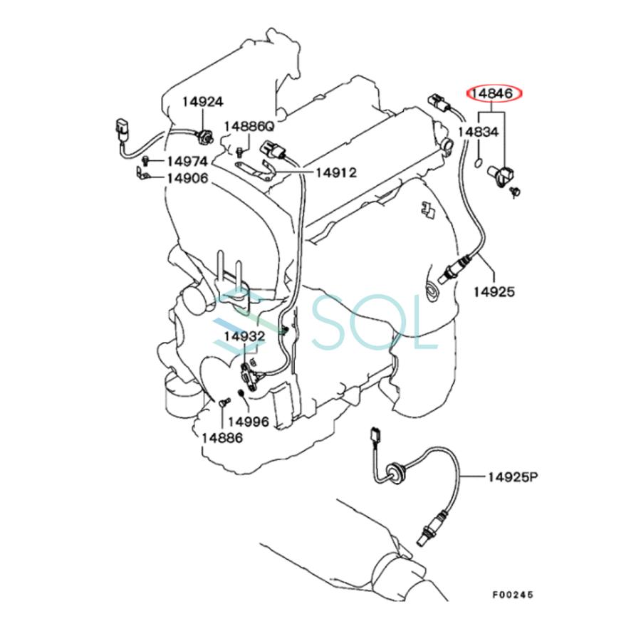 三菱 ギャラン(EA1A EA3A EA7A EC1A EC3A EC7A) ミラージュ(CQ1A CQ2A) シャリオ(N43W) カム ...