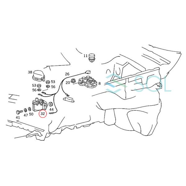 Mercedes-Benz ベンツ W124 R129 W463 イグニッションコイル 300E 300CE 300GE 400E E400 ...