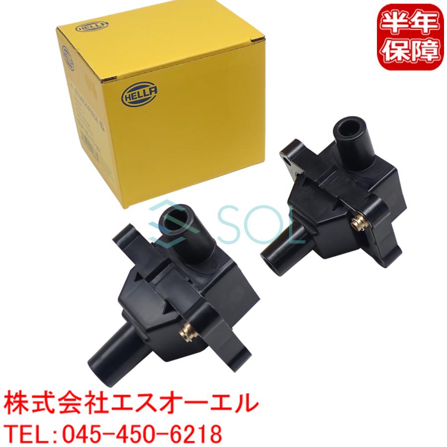 Mercedes-Benz HELLA ベンツ Cクラス W202 C200 C230 イグニッションコイル 2本 0001587003 ...