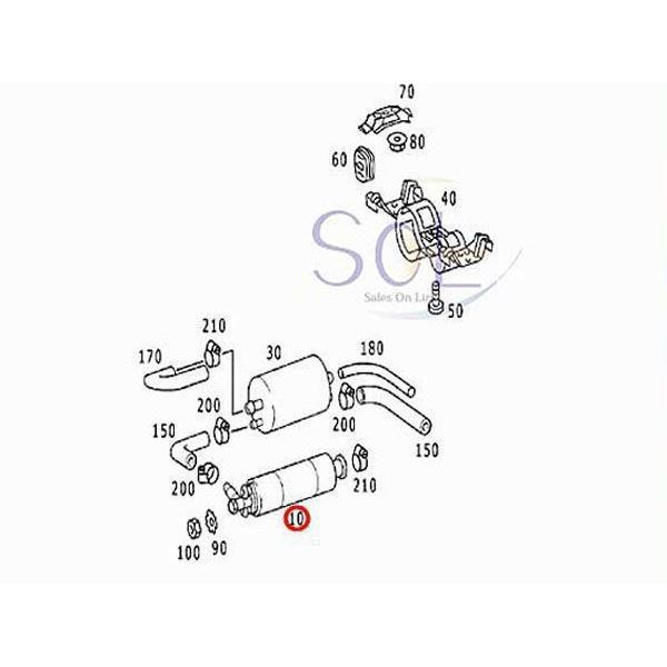 Mercedes-Benz ベンツ W208 W210 W463 フューエルポンプ 燃料ポンプ ガソリンポンプ CLK55 E240 E320 ...