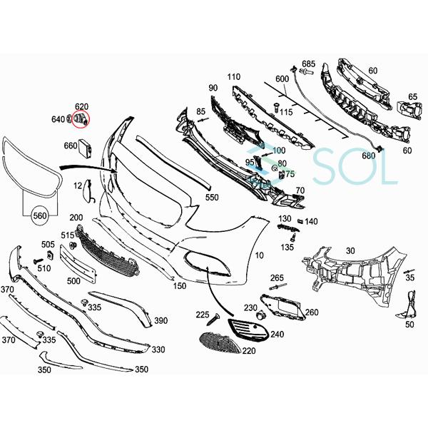 Mercedes-Benz ベンツ W212 W207 W213 W238 W463 PTSセンサー E200 E220 E250 E300 E350 E400 E450 E550 E43 ...